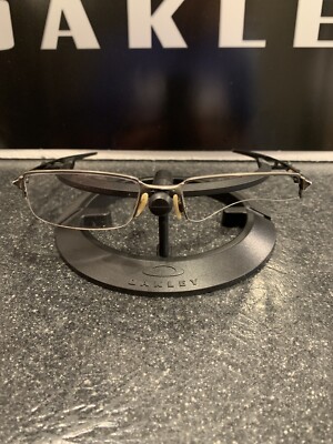 Oakley Halfshock Eyeglasses Frame | Brushed Crome with Gunm Icon | Free ...