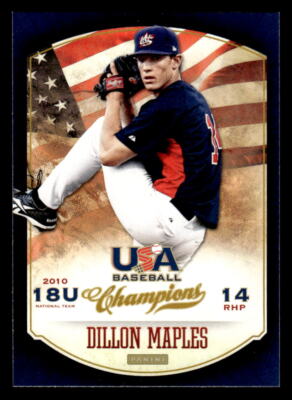Dillon Maples 2013 Panini USA Champions #102 USA | eBay