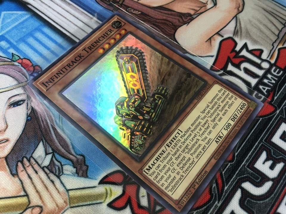 yugioh Infinitrack Trencher super rare 1st edition MP20-EN210 | eBay