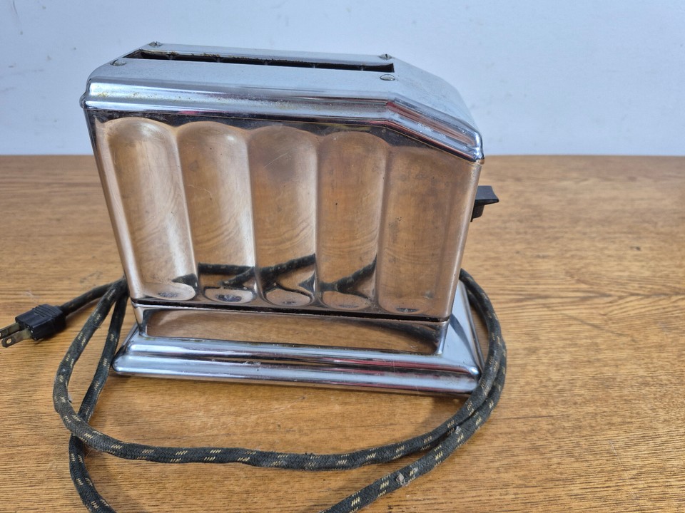 Vintage Toastmaster Single Slice Toaster From 1950s Model 1A3 Works | eBay