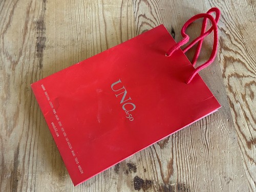Paper Bag - UNO de 50 - Red - 21 X 15 X 8 Cm | eBay
