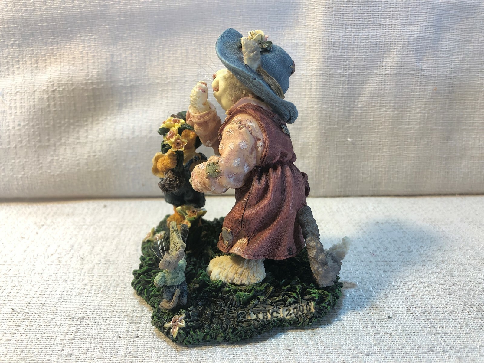 Boyds Bear Purrstone Momma Meowsler Hank Purrfect Mom Mothers Figurine ...