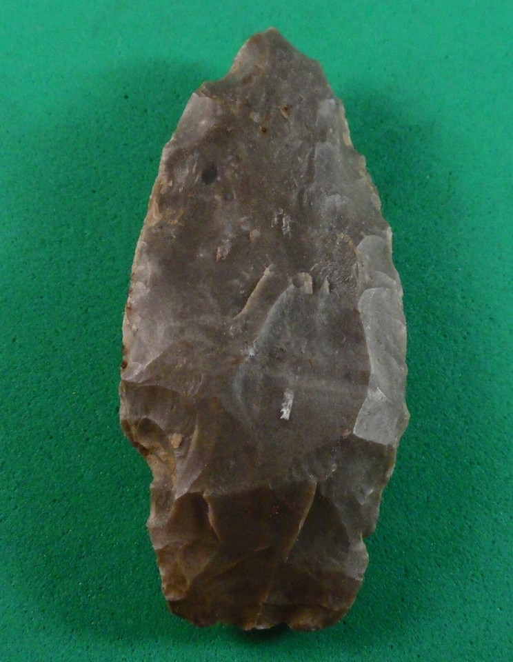 A930 AUTHENTIC NATIVE AMERICAN KNAPPED ARTIFACT with COA: POINT / TOOL ...