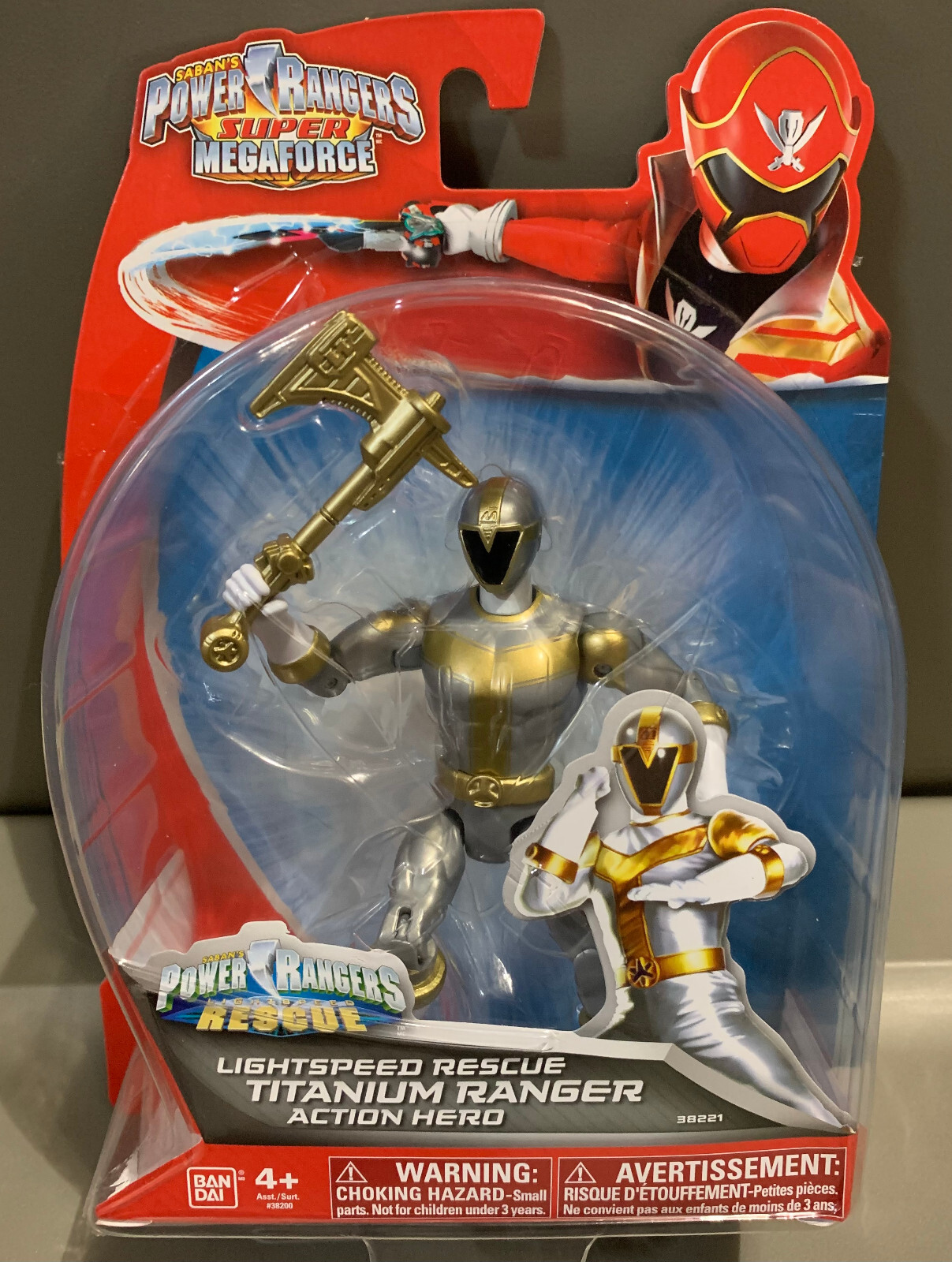 Power Rangers Lightspeed Rescue Titanium Ranger