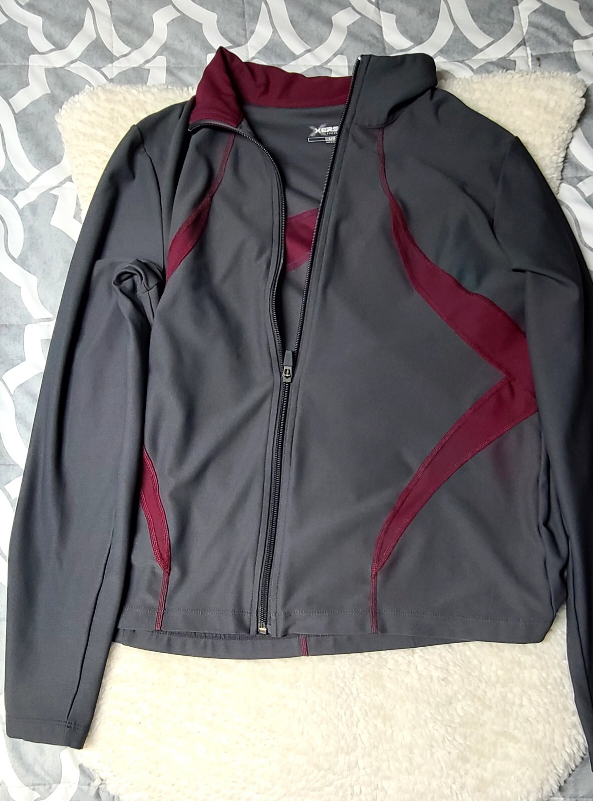 xersion Active jacket Large Gray & Purple | eBay