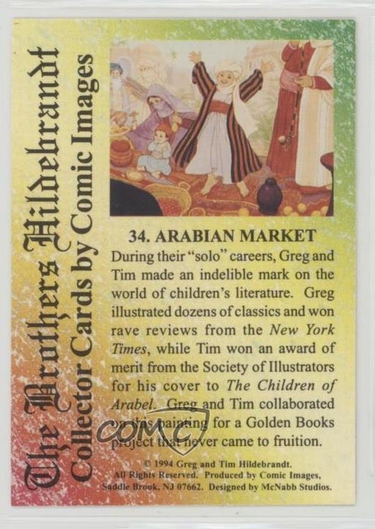 1994 Comic Images The Brothers Hildebrandt Arabian Market #34 1d3 | eBay