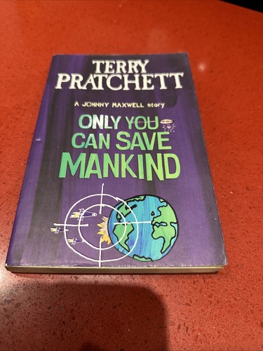 Terry Pratchett 'Only You Can Save Mankind' Paperback Book Cover ...