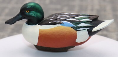 Ducks Unlimited Northern Shoveler Duck Decoy Miniature Jett Brunet 2016 ...