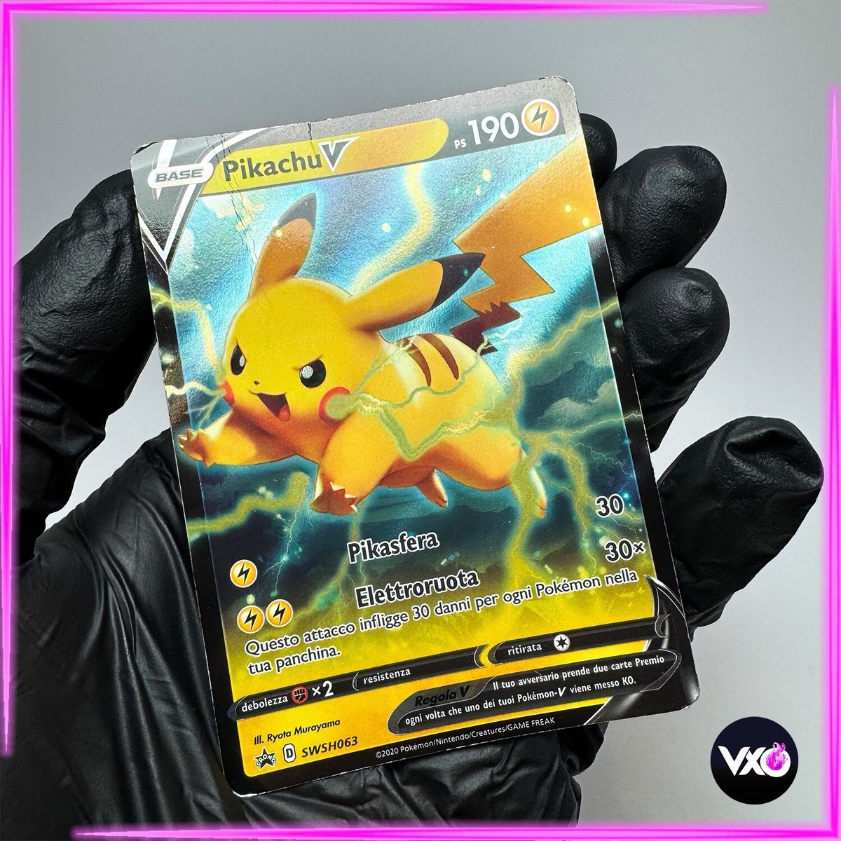 Carte Pokémon Pikachu Originale Pokemon Kaarten Metaal Goud Zilver