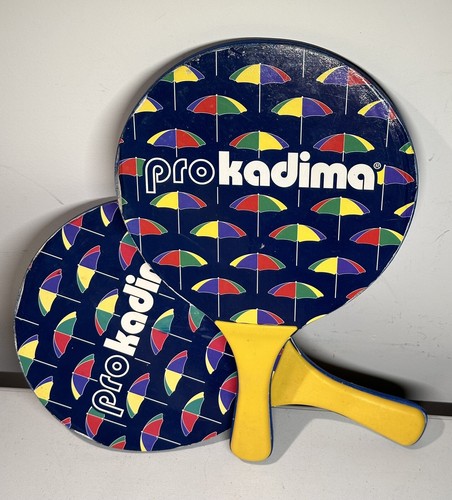 Pro Kadima Umbrella Design Paddleball Beach Set (2) Paddles B8 | eBay