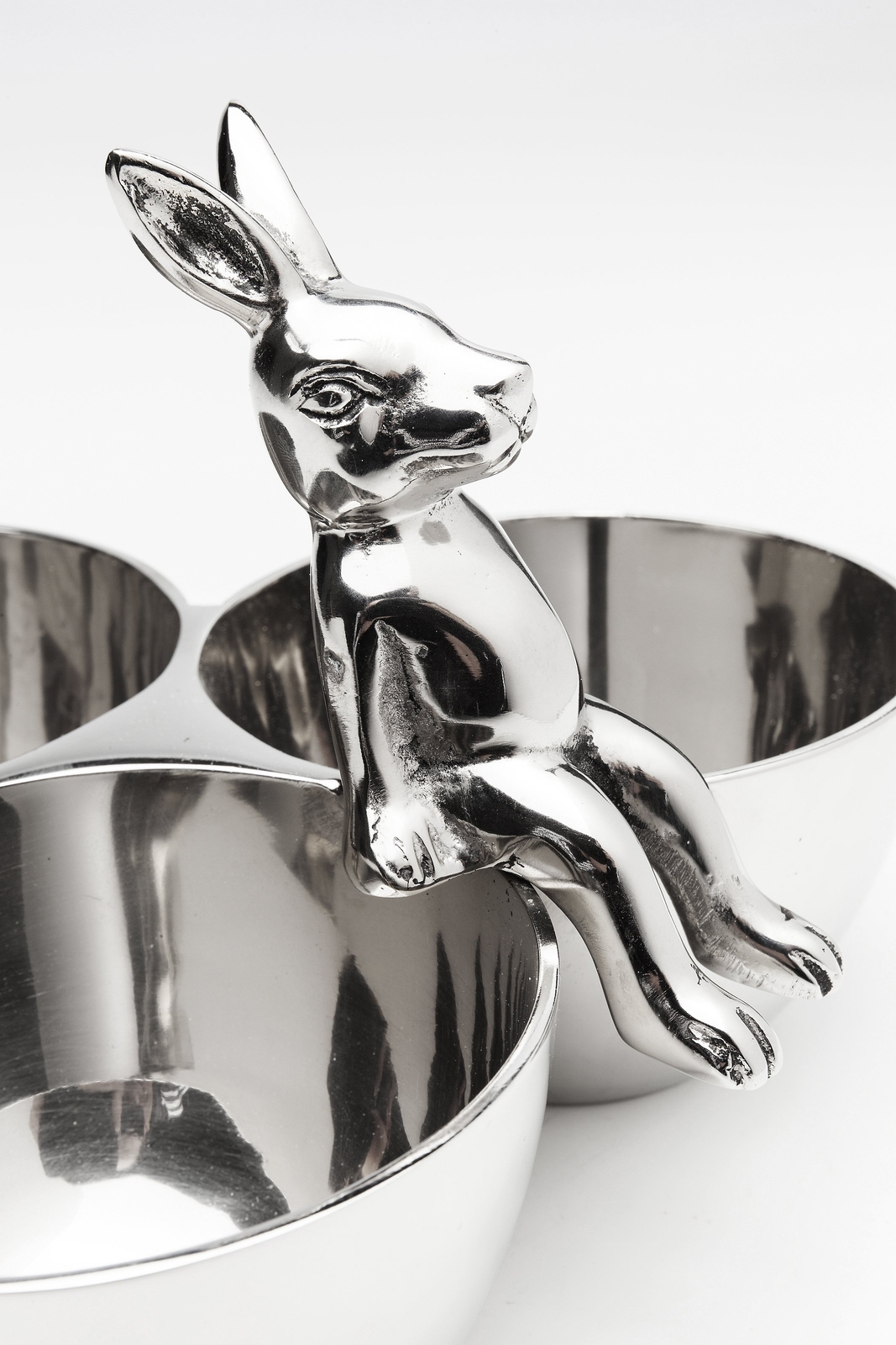 Silver Metal Snack Sweet Dish Dipping Serving Tray Appetizer Bowls ...