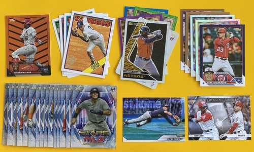 2023 Topps Series 200 Card Lot - Foil, Parallel, Numbered, Inserts ...
