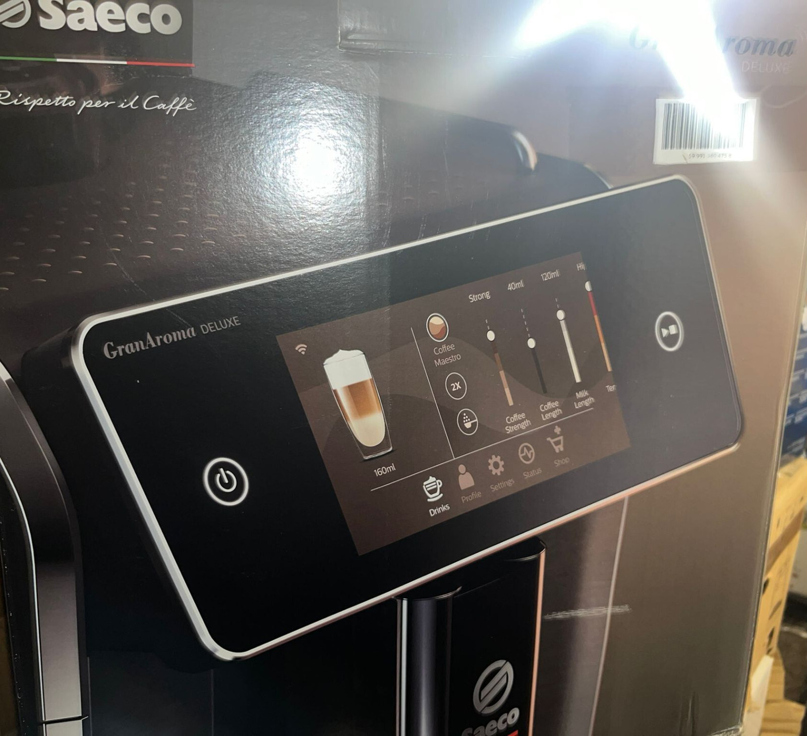 SAECO GranAroma Deluxe SM6680/00 Kaffeevollautomat 1500W 1.8L Schwarz ...