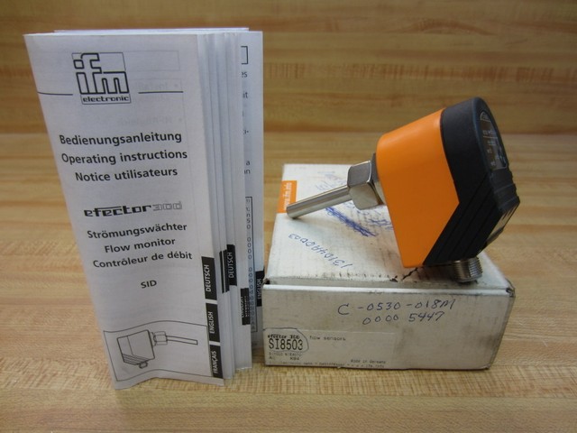 IFM EFECTOR SI1000 E40107 FLOW MONITOR SENSOR SI8503 *PZB* for sale ...