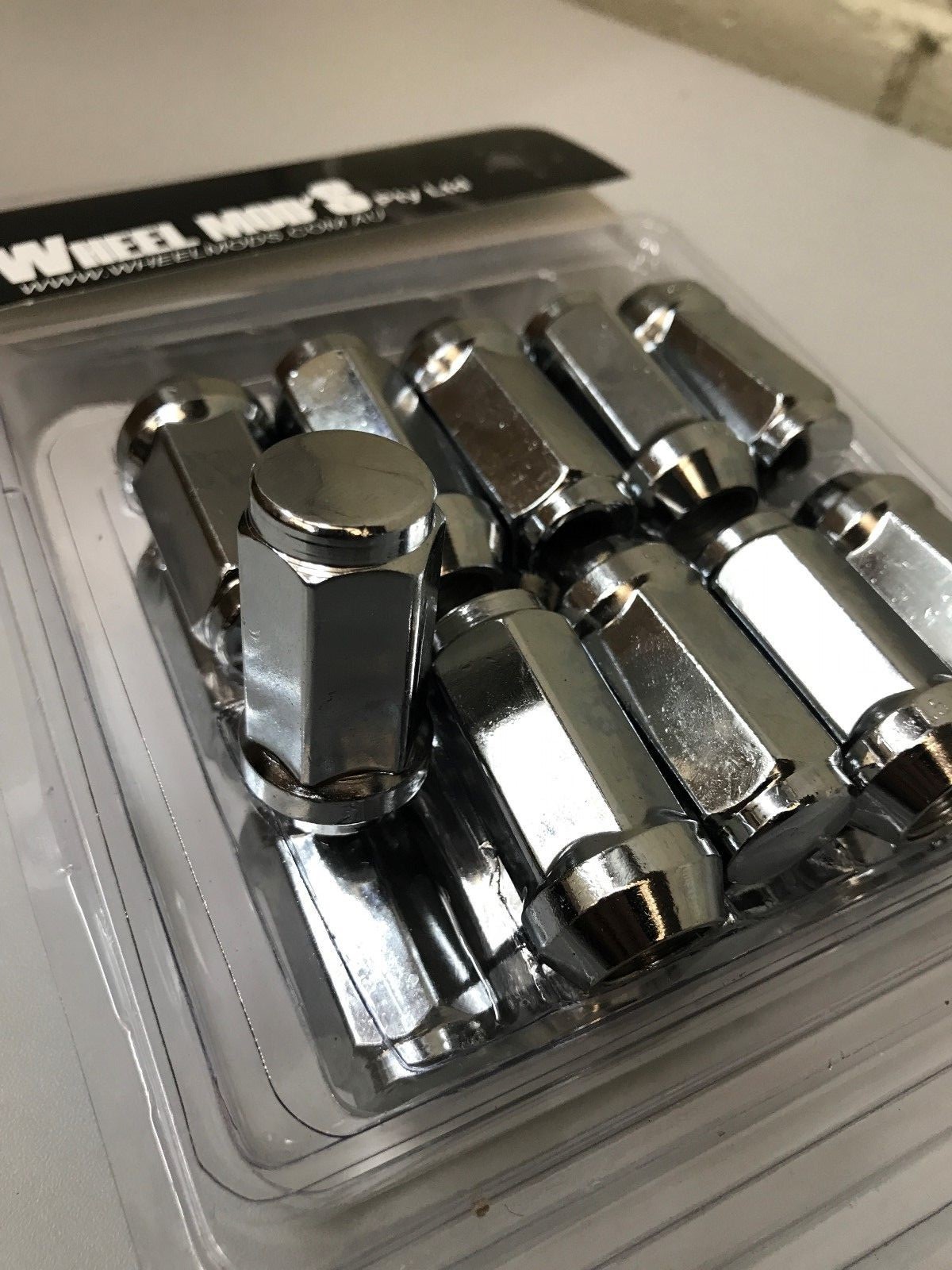 14x2 Chrome Wheel Nuts 19mm Socket, 20pcs, Length 45mm | eBay
