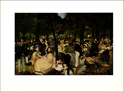 Edouard Manet Music In The Tuileries Edouard Manet Music In The