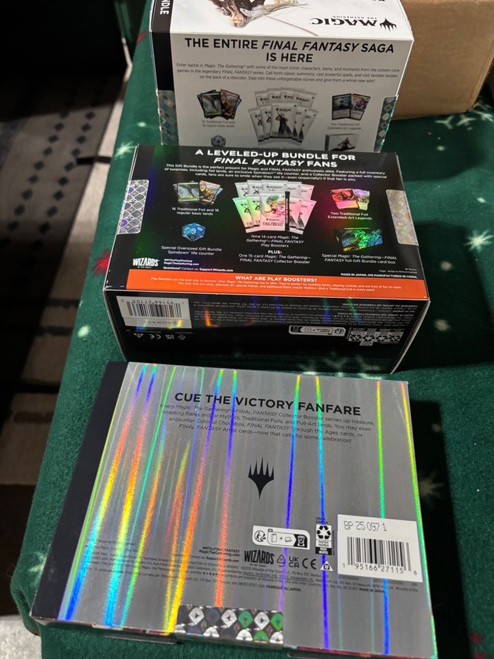 Magic The Gathering Final Fantasy Bundles Gift Edition & Regular ...