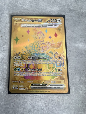 Pokemon TCG Prismatic Evolution Terrapagos Ex PRE 180/131 SAR | eBay UK