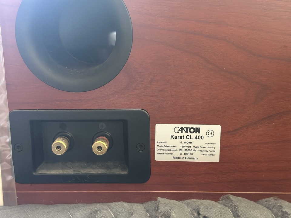 Canton Karat CL 400 3‑Way Center Speaker – German Hi-Fi – Cherry Finish ...