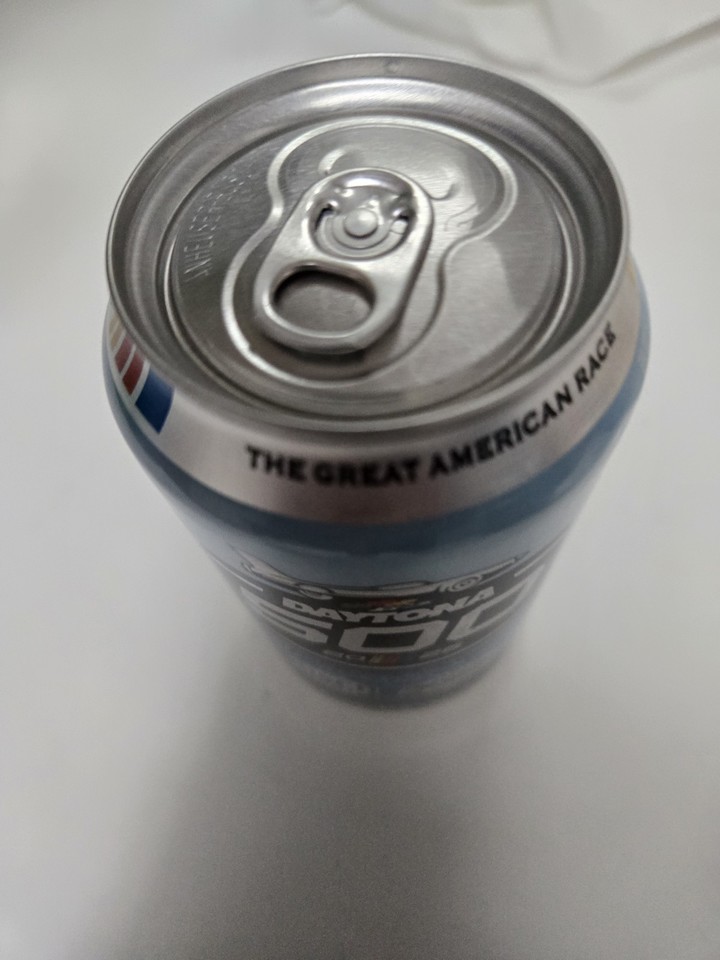 New 2026 Daytona 500 Busch Light Beer Can Bottom Opened | eBay