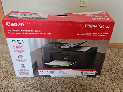 Canon PIXMA TR4722 Inkjet Printer, only used 2 times 13803340662| eBay
