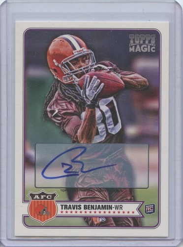 Travis Benjamin 2012 Topps Magic Auto Autograph Rookie RC Cleveland ...