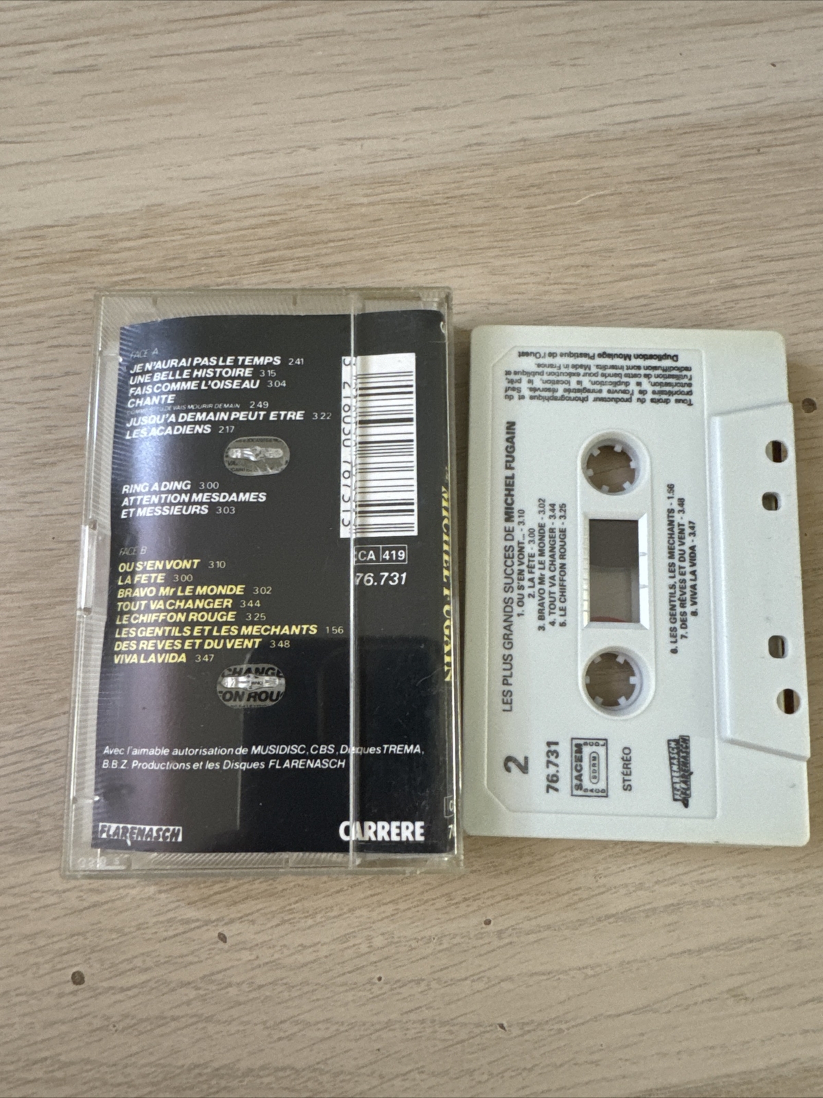Cassette Audio K7 Tape Les Plus Grands Succès De Michel Fugain | eBay