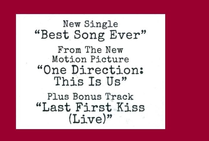 One Direction Lyrics Last First Kiss One Direction Last First Kiss