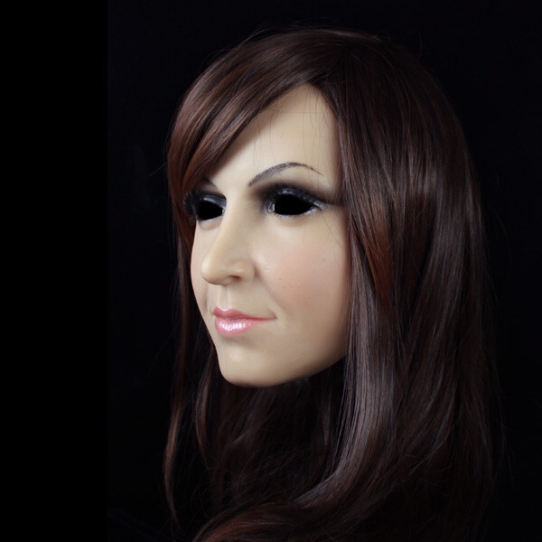 China Silicone Mask Movie Props Realistic Female Face Masks ...