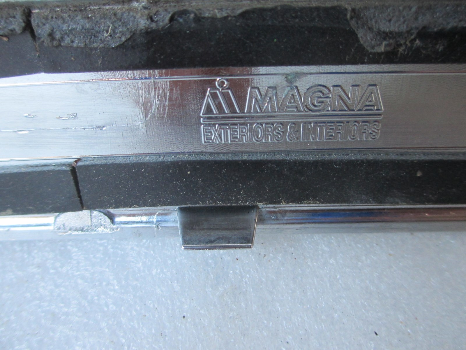 BMW X5 2014 2015 2016 2017 REAR BUMPER CHROME MOLDING STRIPE OEM ...