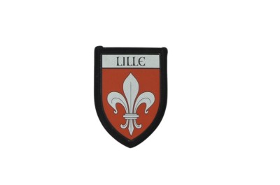 Patch printed embroidery travel souvenir shield crest city france flag ...