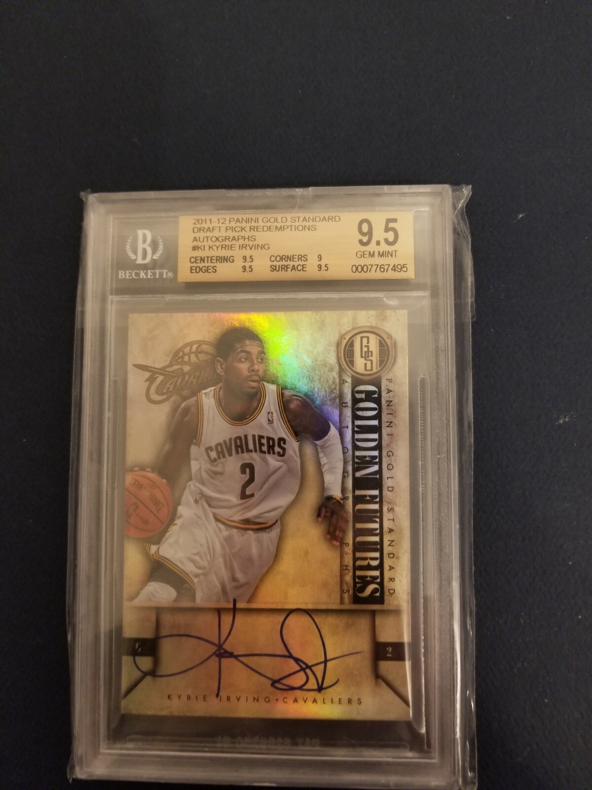 2011-12 Kyrie Irving Panini Gold Standard Auto RC... BGS 9.5 AUTO 10 | eBay