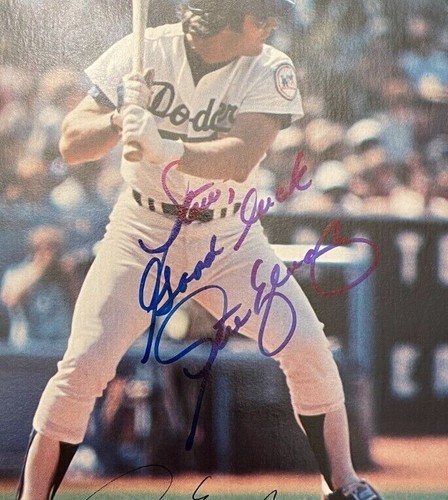 SIGNED STEVE YEAGER 8X10 PHOTO AUTOGRAPH - DODGERS | eBay UK