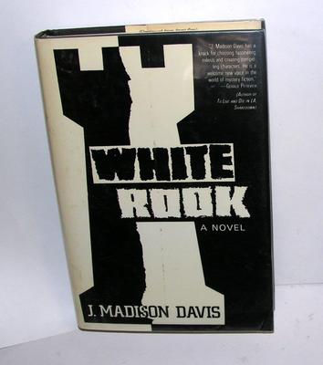 SIGNED 1990 FICTION MYSTERY BOOK White Rook J MADISON DAVIS Fine HC ...