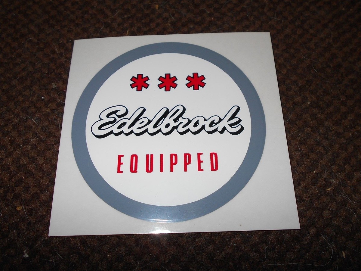 Vintage Edelbrock Logo