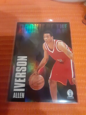 1994-95 SORE BOARD ALLEN IVERSON #5 RC GEORGETOWN HOYAS FORDS CARD ...