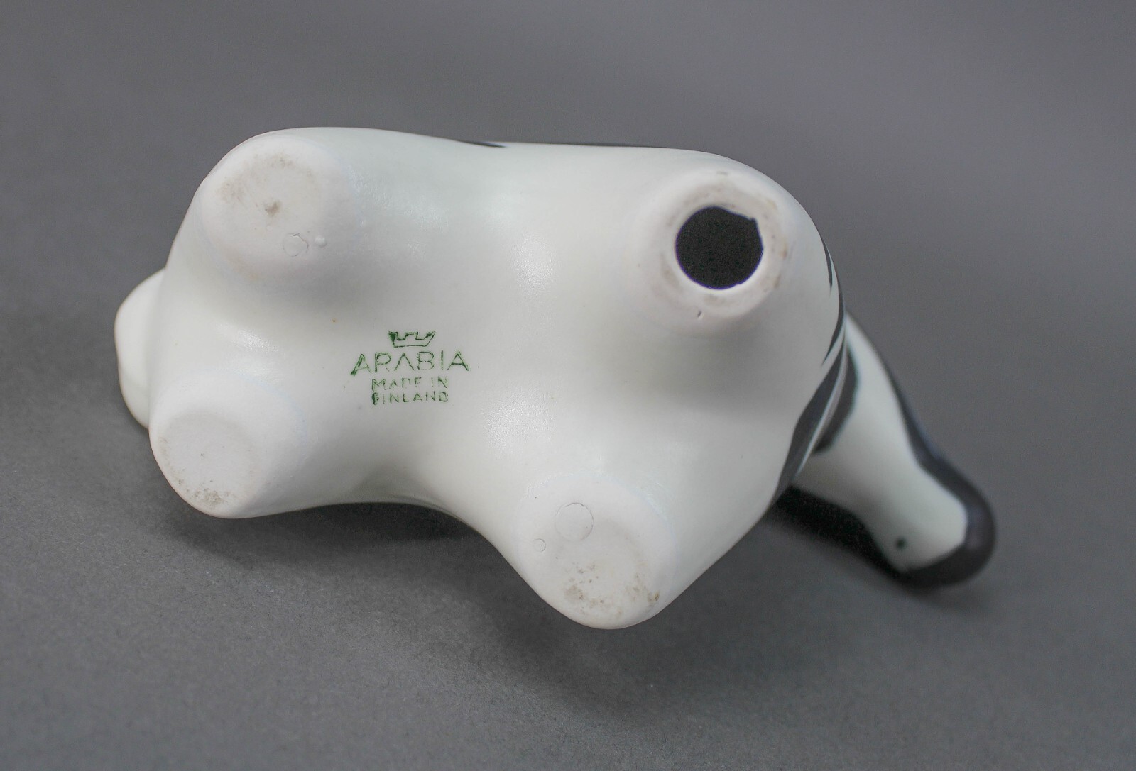 Arabia Finland Taisto Kaassinen Zebra Mid Century Modern Art Pottery ...