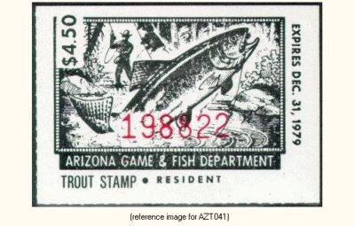D2K Arizona Trout Stamp 1979 $4.50 | eBay