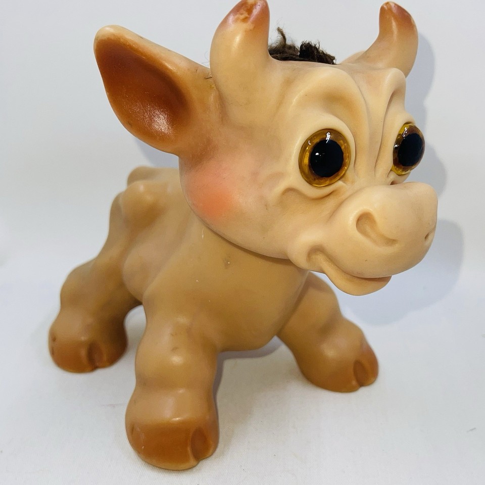 DAM Thing 7” Cow With Udders and Horns Troll Doll 1960's Vintage NO ...