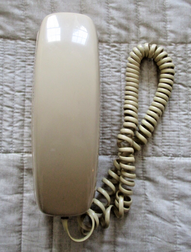 Vtg Northwestern Bell Phones Touch Tone Trimline Telephone TAN MOVIE ...