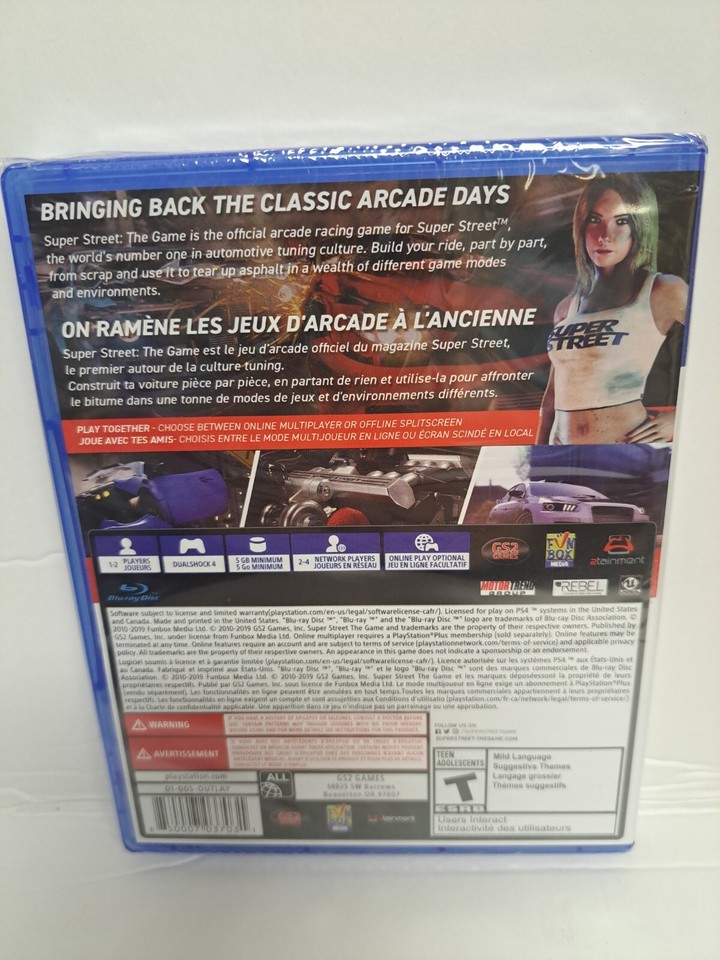 Super Street The Game PlayStation 4 PS4 Street Racing NEW FACTORY ...