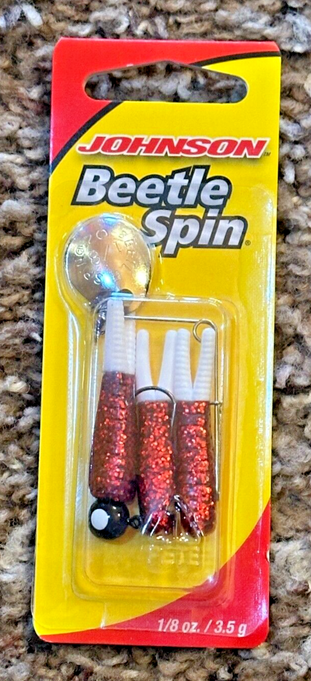 Johnson Beetle Spin, 1/8 oz., Pure Fishing, BSVP1/8-RSW | eBay