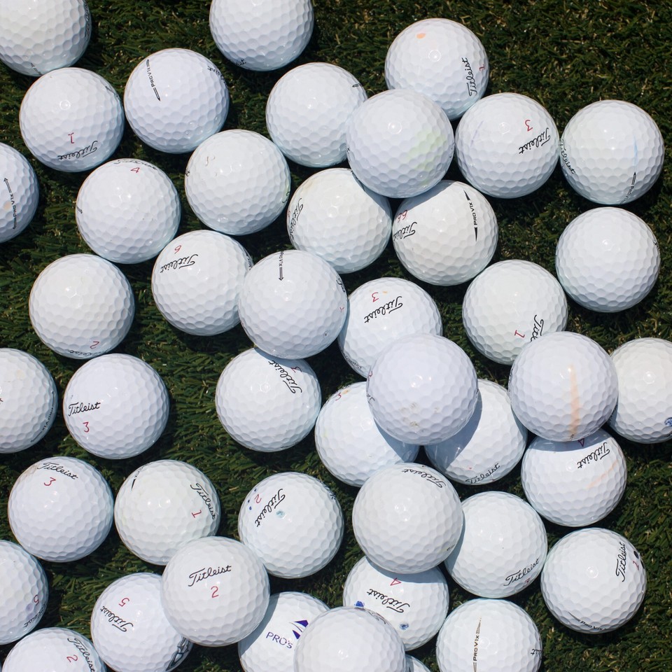 24 Titleist Pro V1x Used Golf Balls 3A / AAA Quality - FREE SHIPPING ...