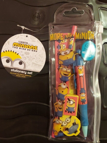 Minions More Than a Minion - Stationery Pen, Ruler, Rubber Set - Brand ...