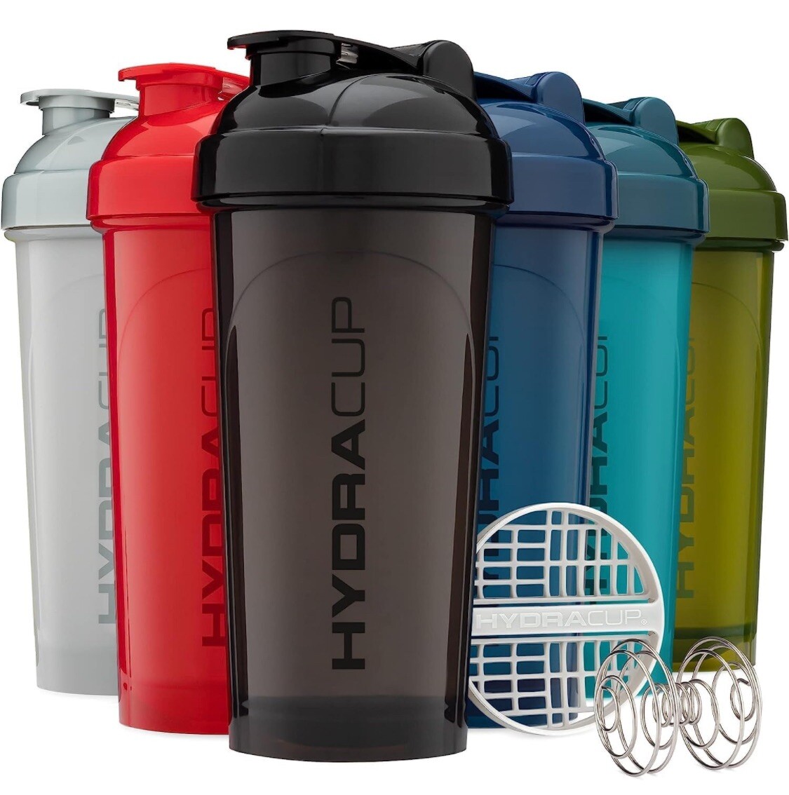 HydraCup Shaker Bottle 28oz Protein Shakes/ball-Whisk BPA FREE ...