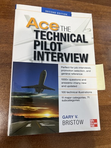 Ace the Technical Pilot Interview 2nd Edition Gary V. Bristow (2012 Paperback) 9780071793865 | eBay