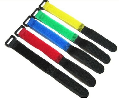 10pcs * 15 / 20 / 30 cm Length Hook & Loop Reusable Buckle Strap Cable ...