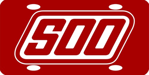 Soo Line Modern Logo Railroad Train License Plate | eBay