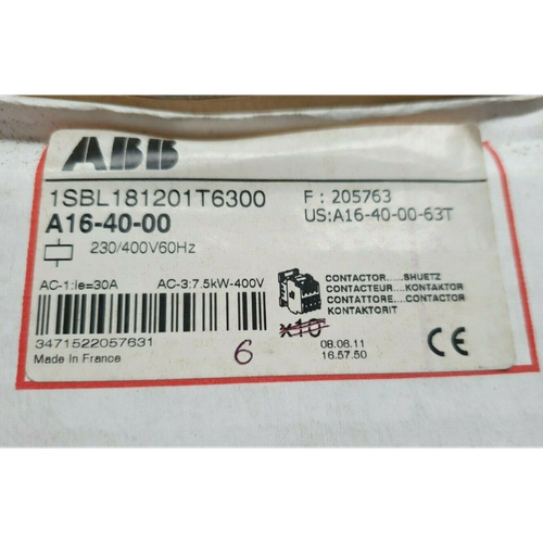 A16-40-00 ABB Contactor Spot Goods Brand New in Box! | eBay