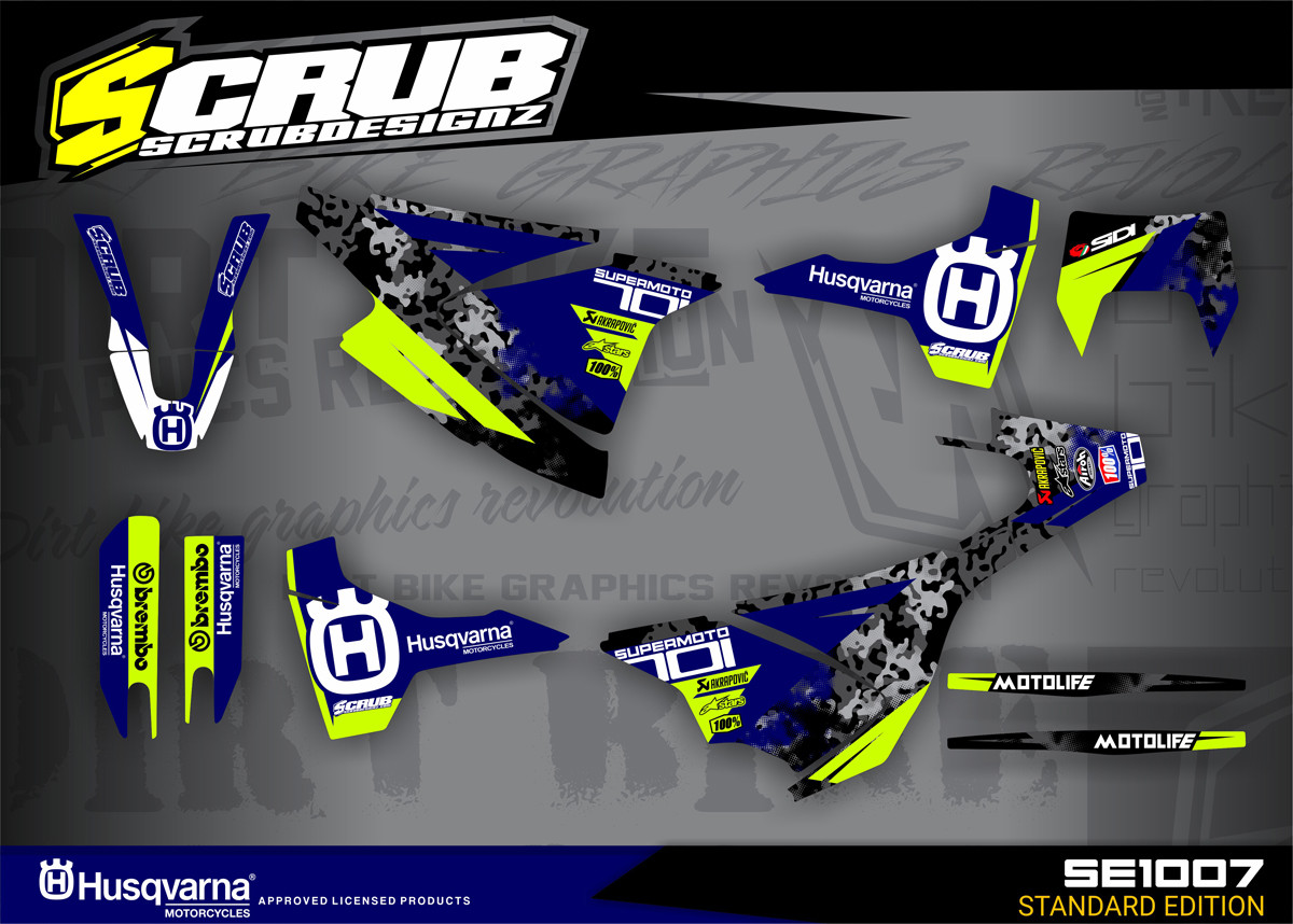 Husqvarna Graphics 701 SM 2016 2017 2018 2019 2020 2021 2022 2023 2024 ...